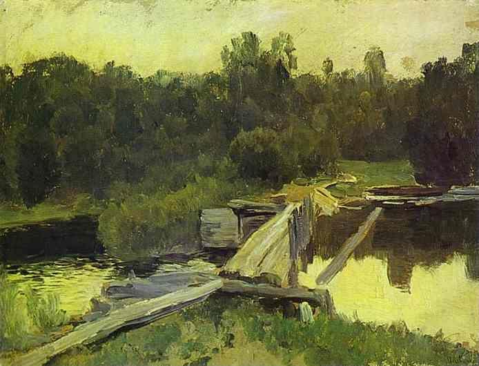 Isaac Levitan. Deep Waters.